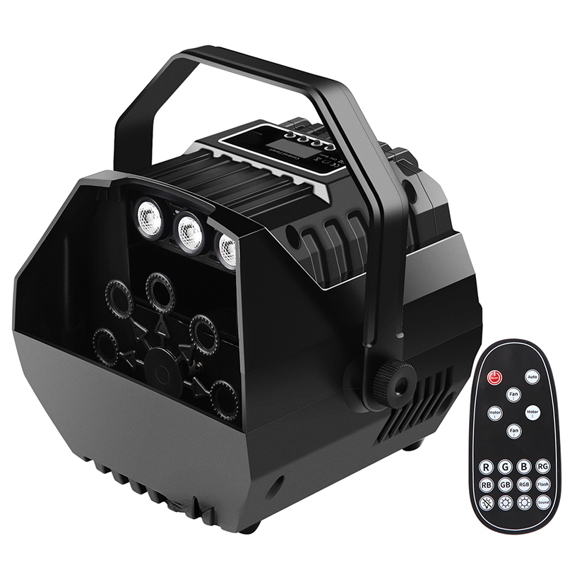 Wholesale Bubble Machine with 3 Led Lights Remote Control Led Portable ...